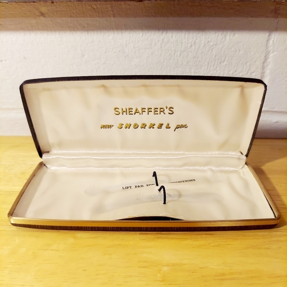 Sheaffer | Office | Vintage Sheaffers New Snorkel Pen Case Only For ...